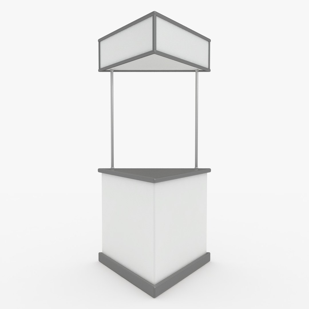 3d model trade stand 4
