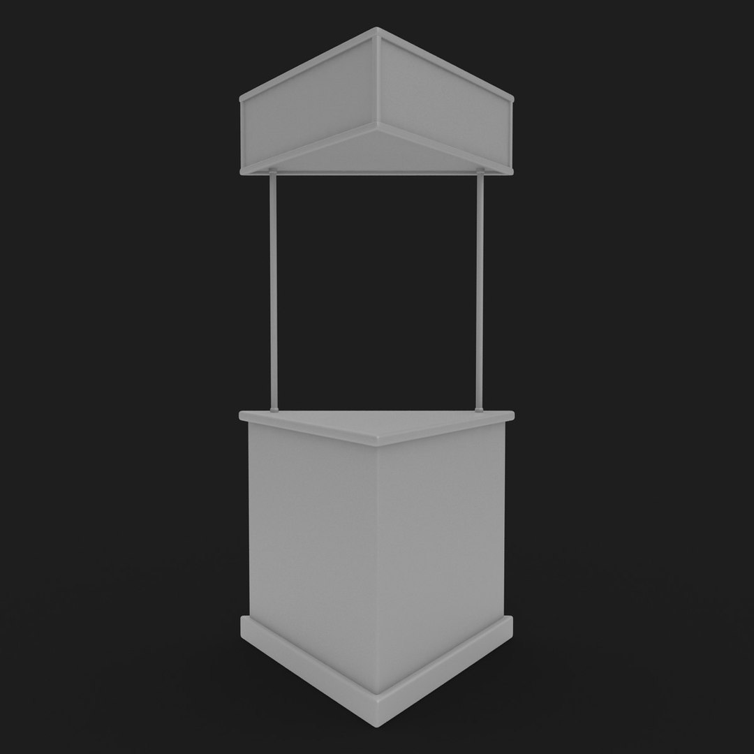 3d model trade stand 4