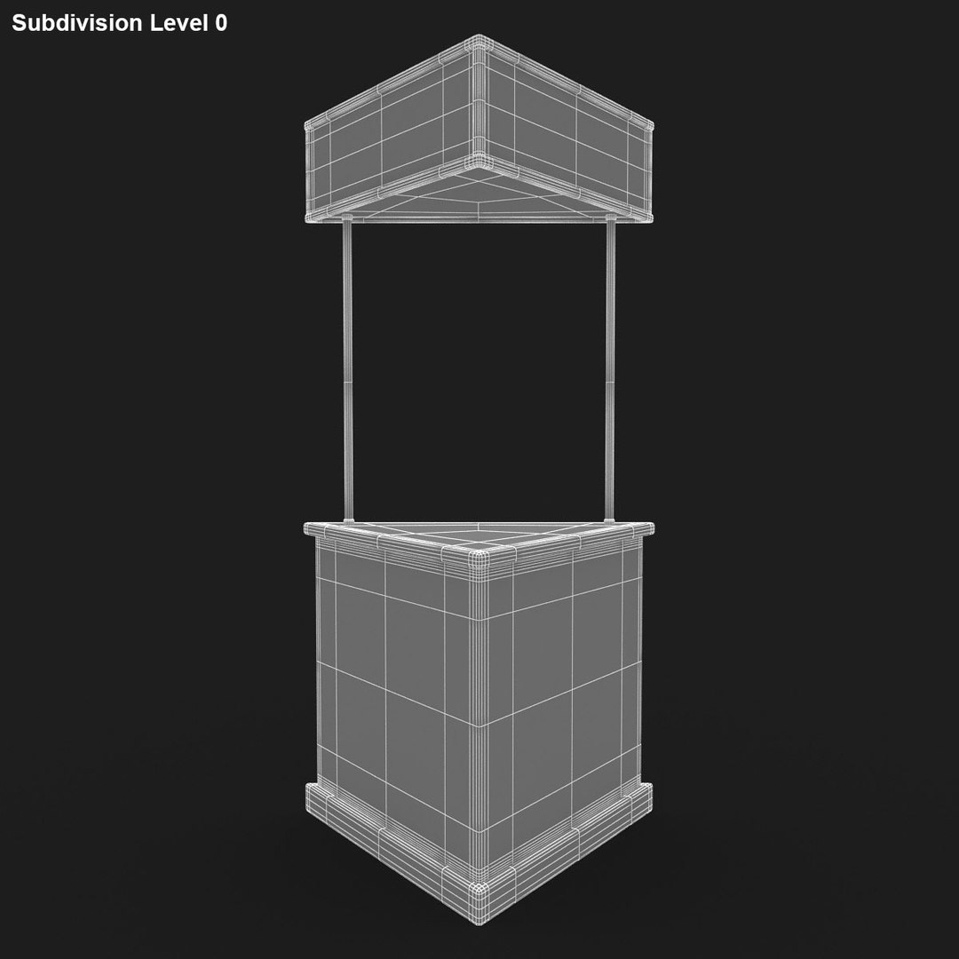 3d model trade stand 4