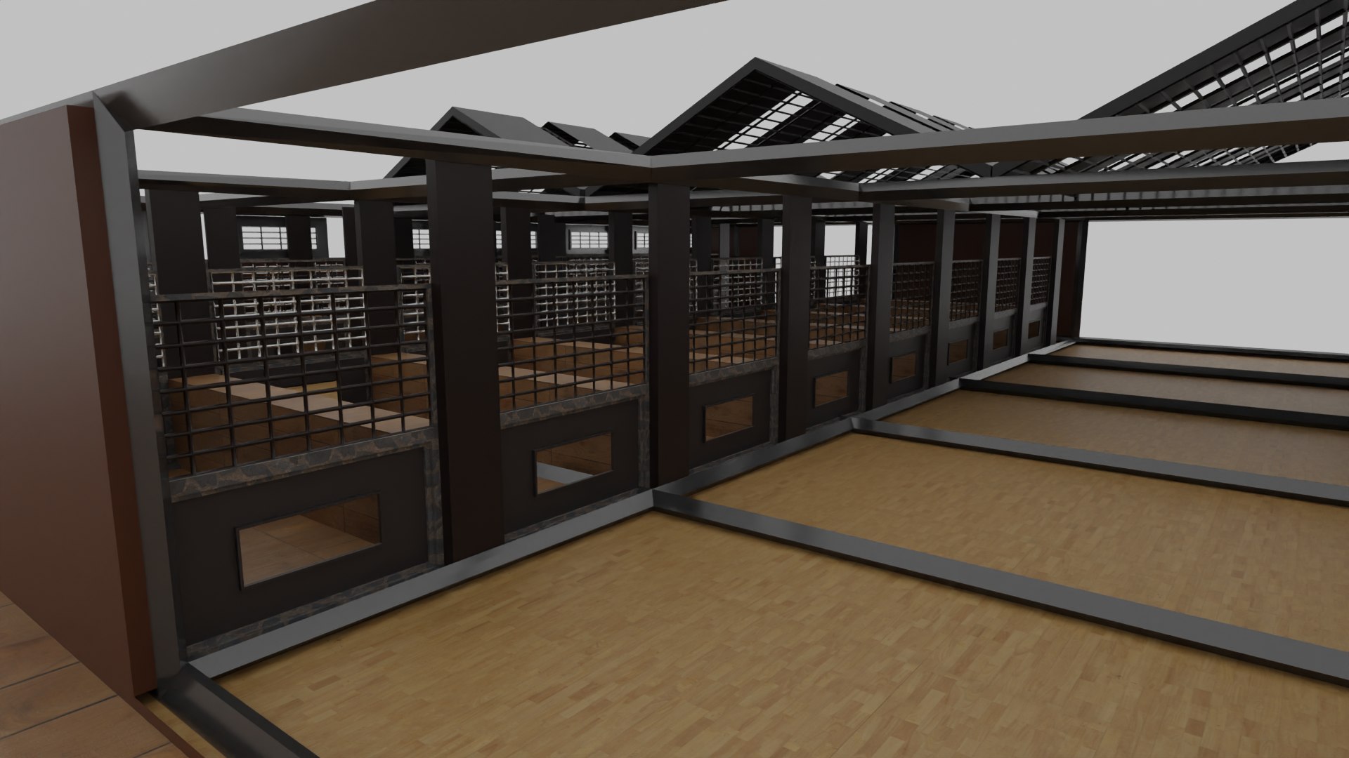 Horse Stable 3D - TurboSquid 2159187