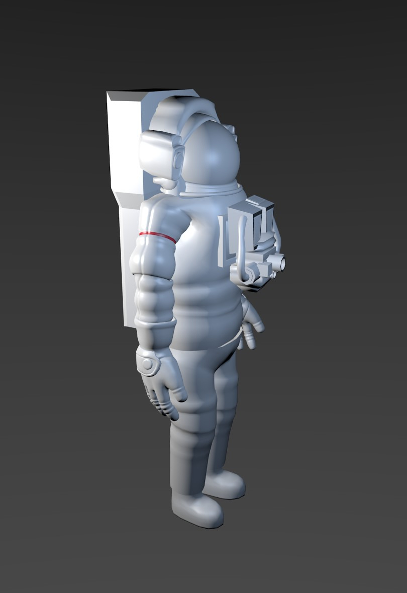 3D astronaut spaceman model - TurboSquid 1591534