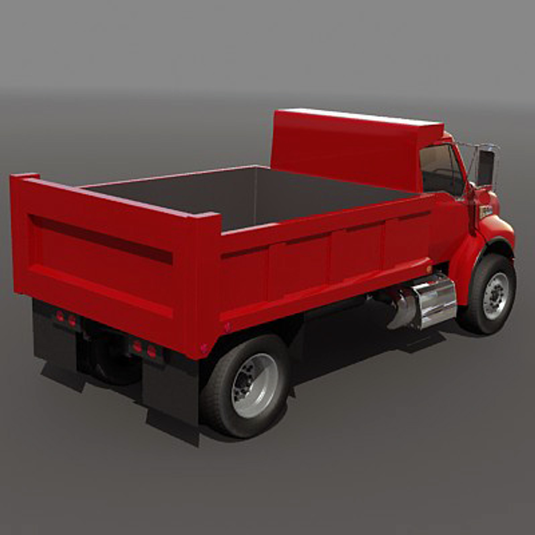 3d model dump truck