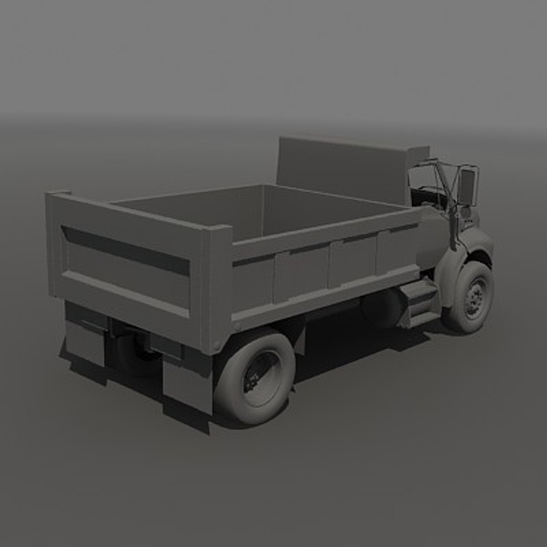 3d Model Dump Truck
