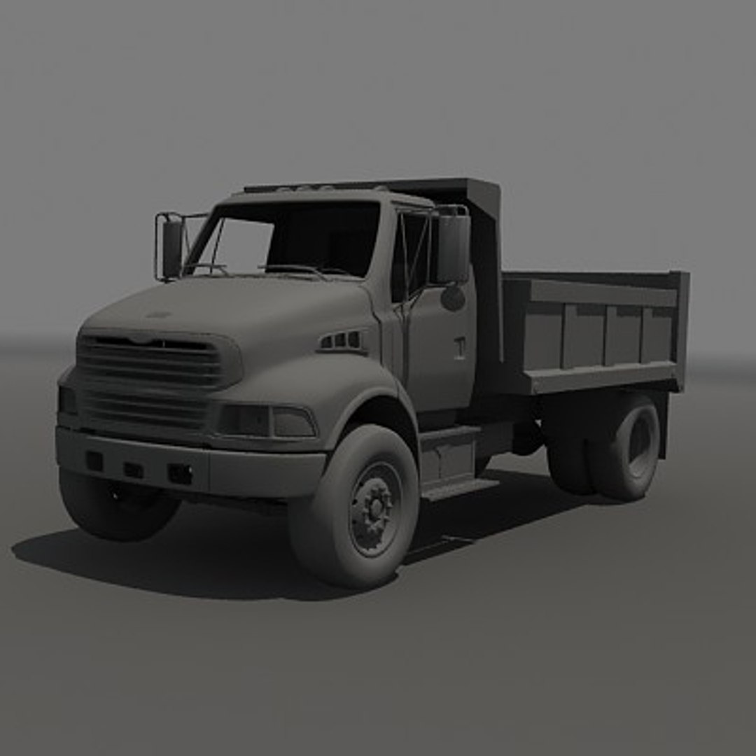 3d Model Dump Truck