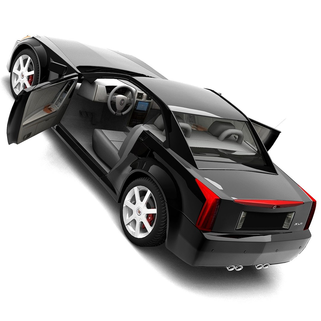 3d Model Of Cadillac Xlr Hardtop 2006