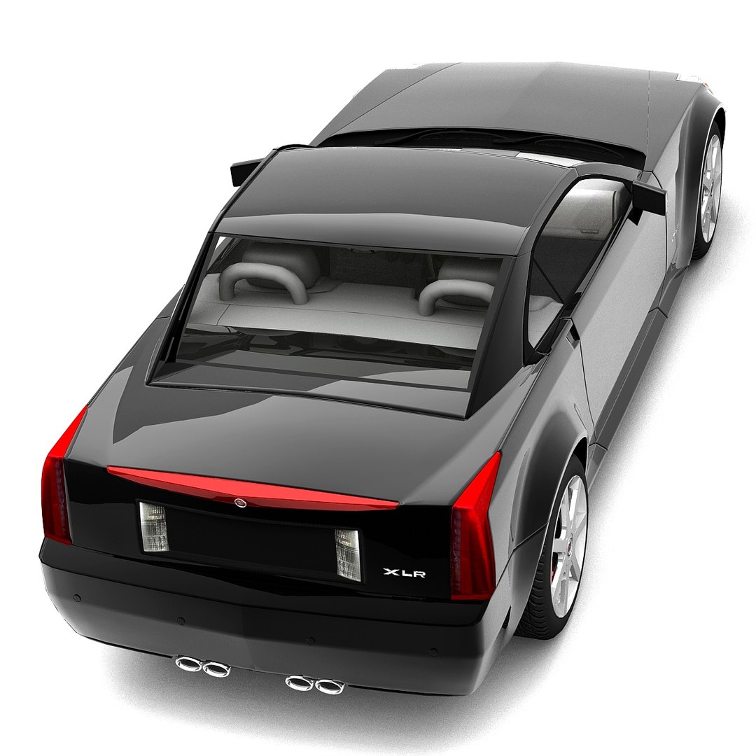 3d Model Of Cadillac Xlr Hardtop 2006