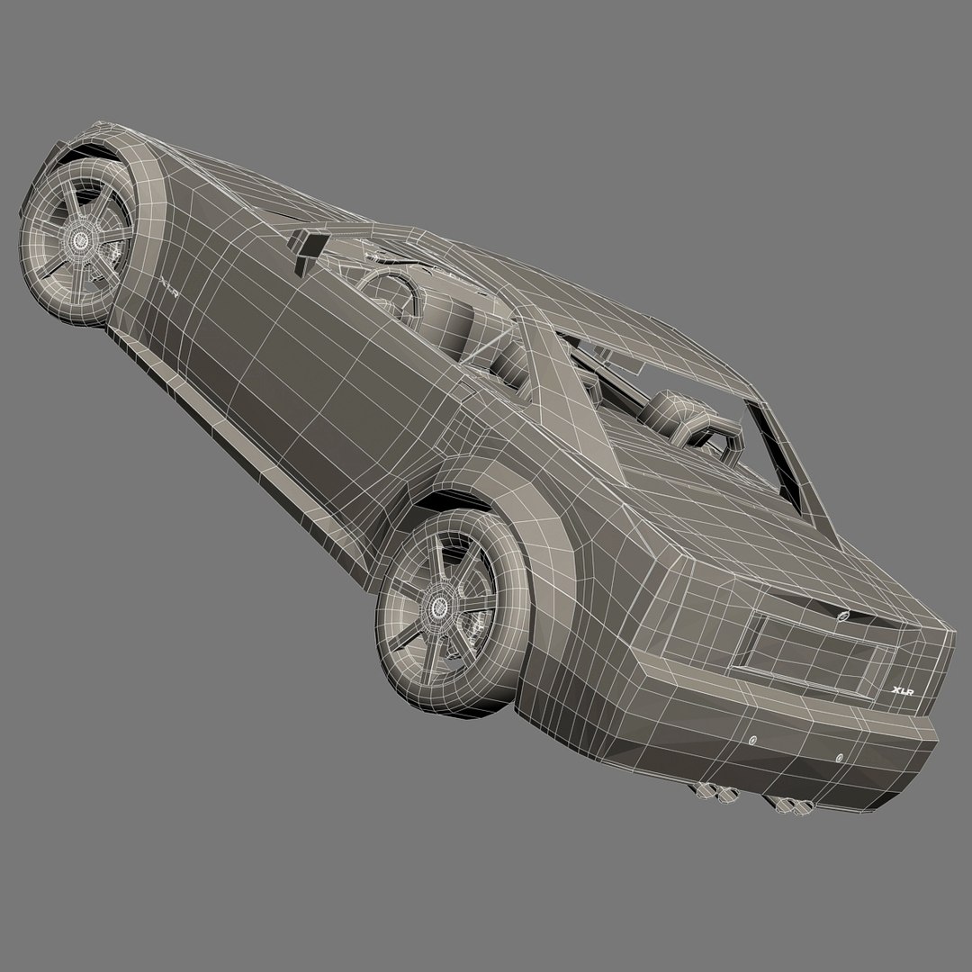 3d Model Of Cadillac Xlr Hardtop 2006