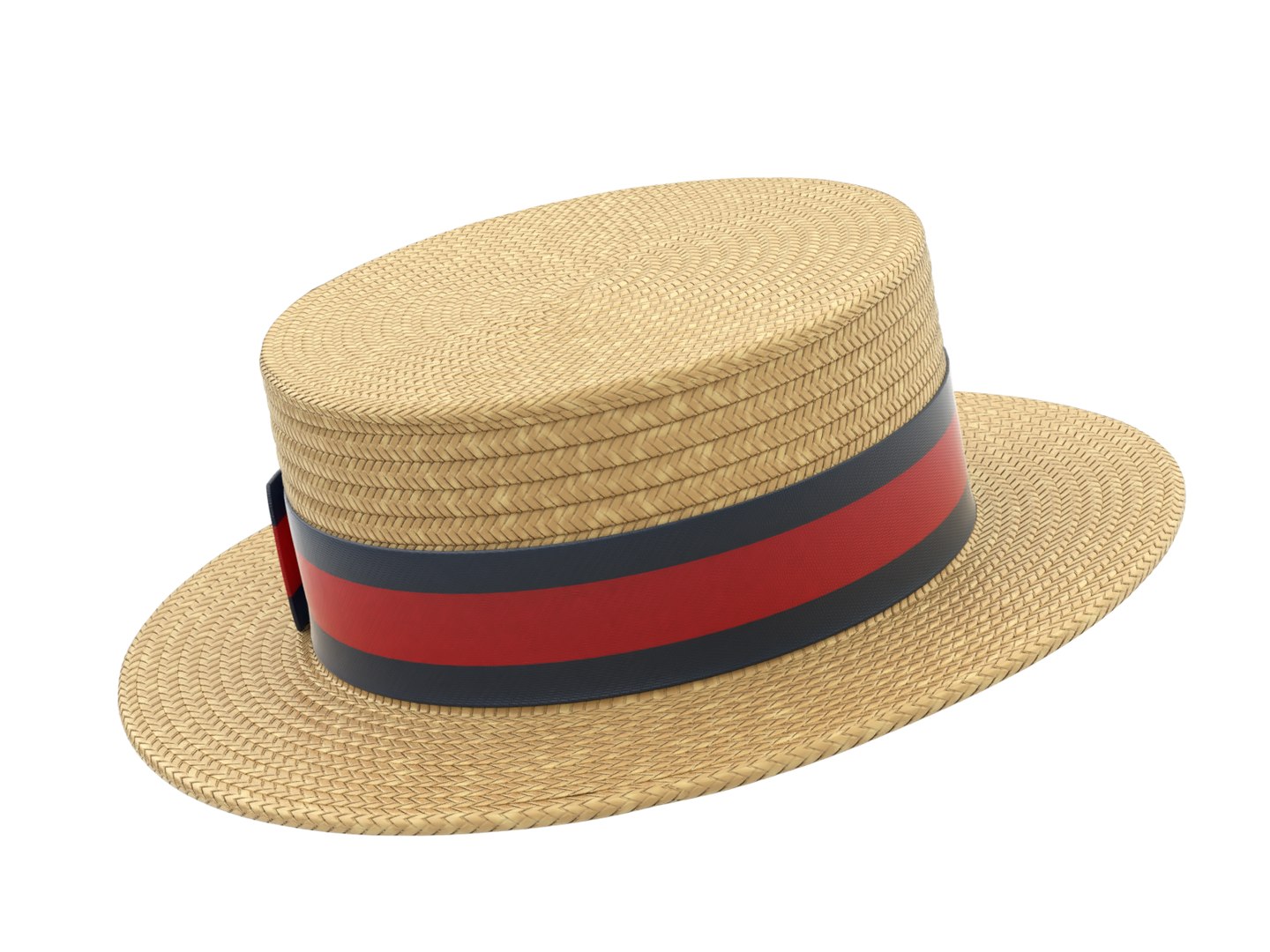 Boater Hat Model - TurboSquid 1618613