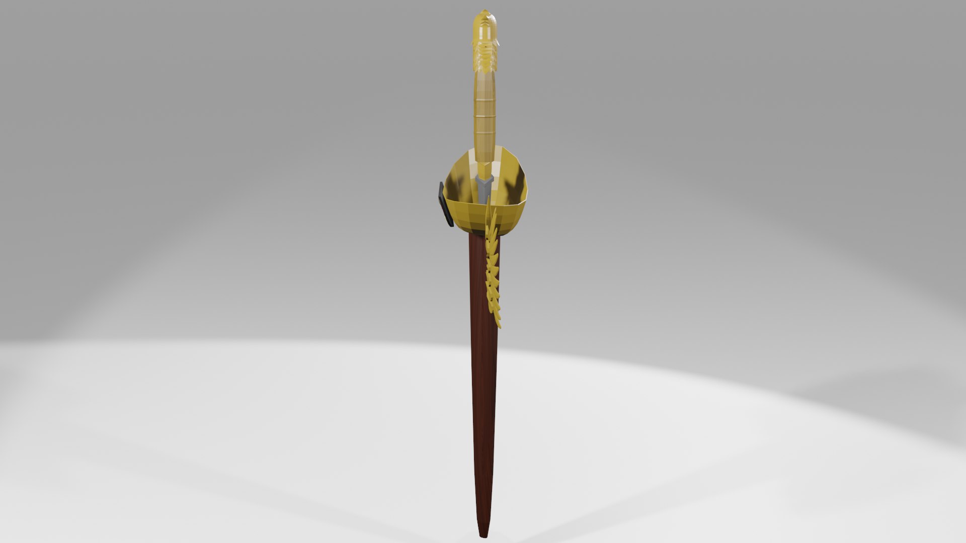 3D Model Keris With Pancasila Symbol - TurboSquid 2146117