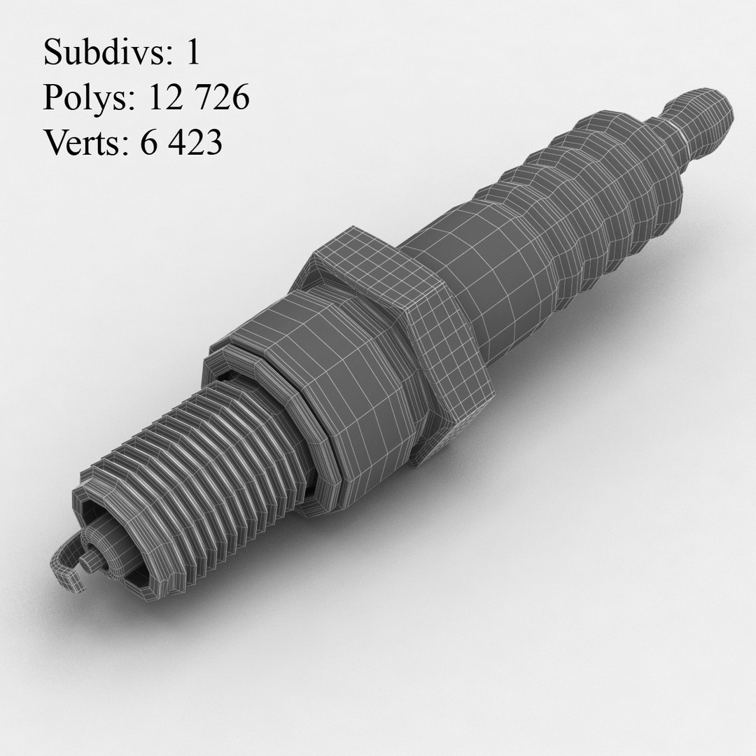 Spark Plug 3d Model