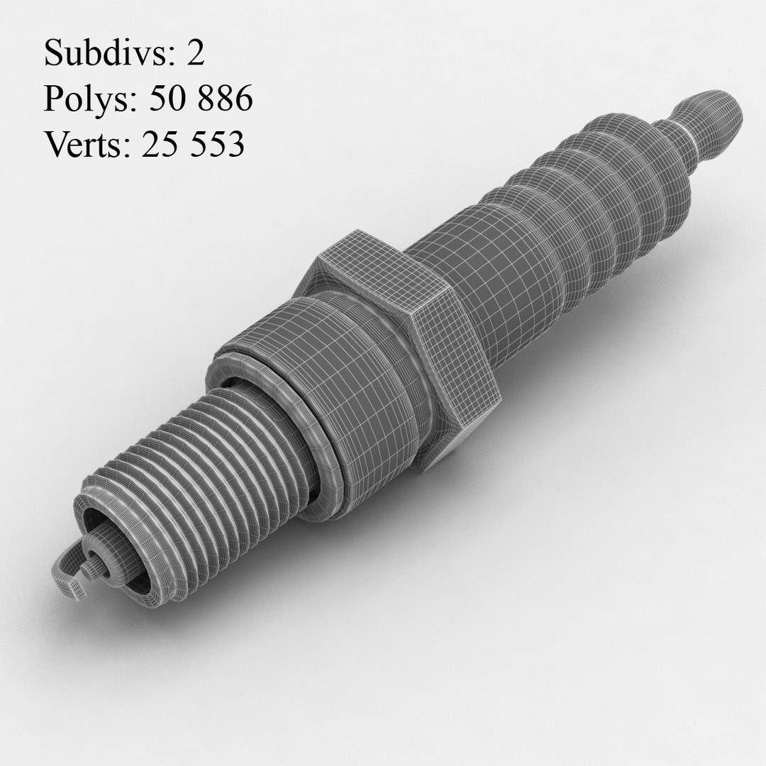 Spark Plug 3d Model