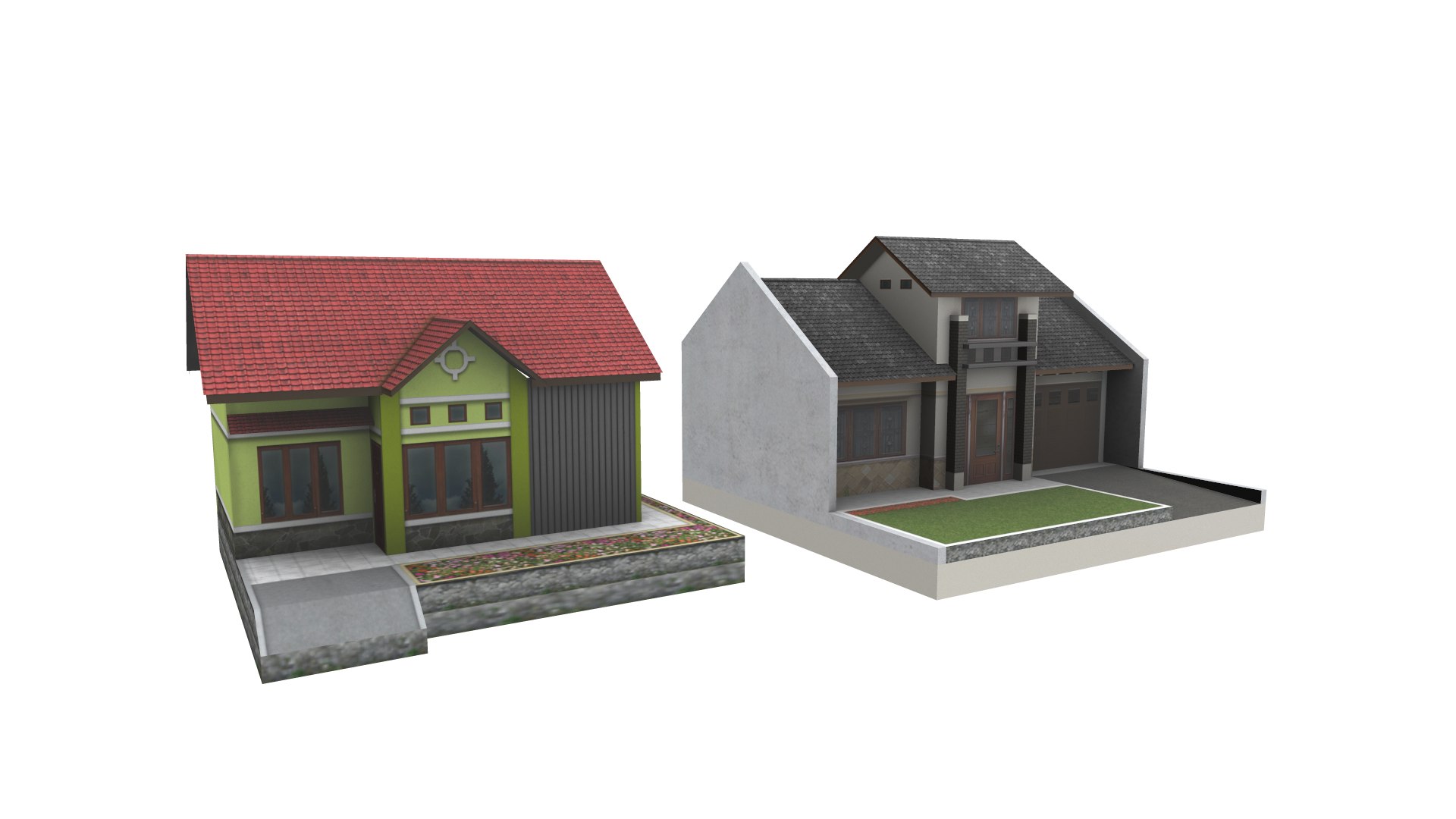 Simple House 3D - TurboSquid 1410571