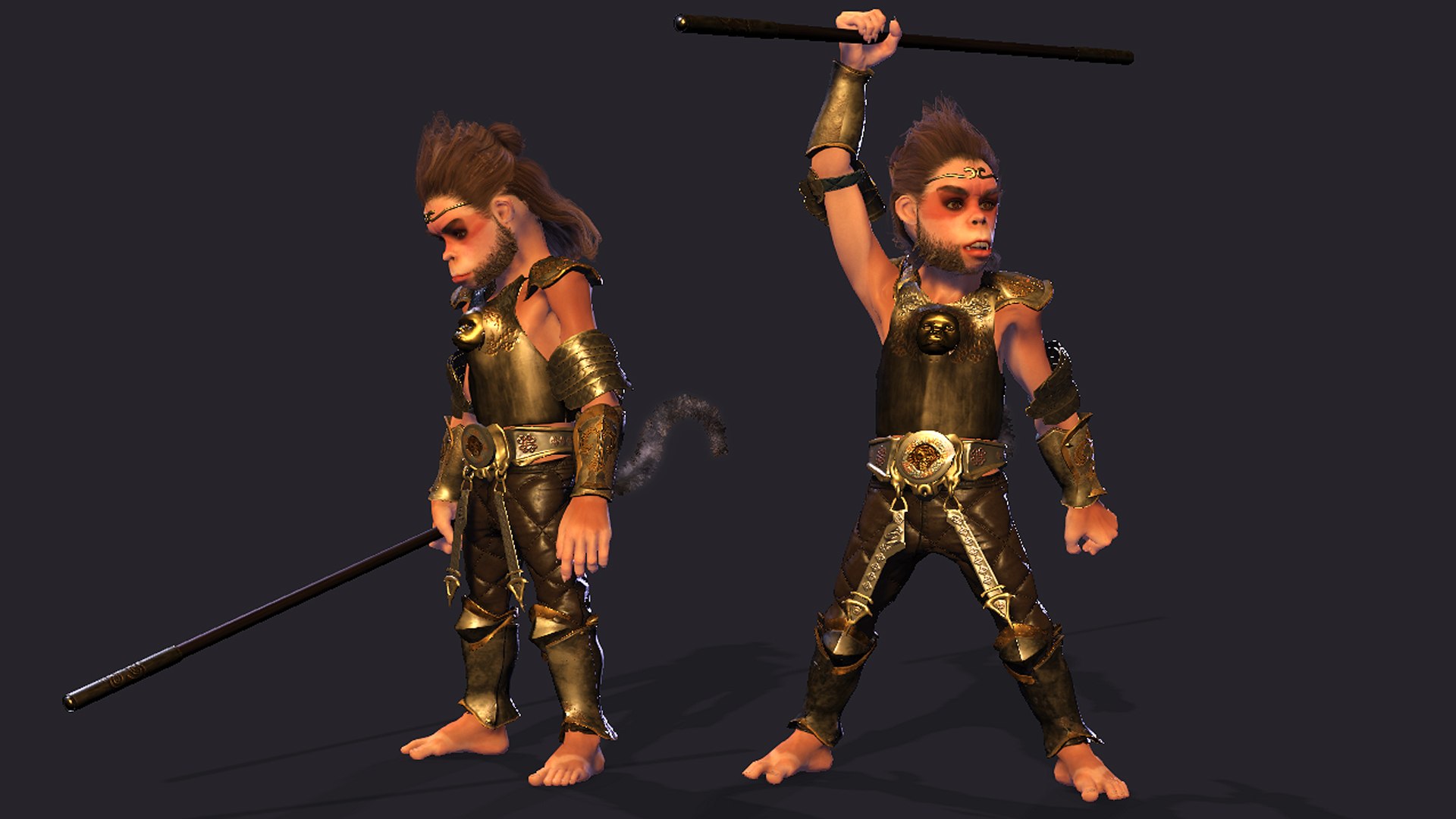 Monkey King 3D Model - TurboSquid 1855221