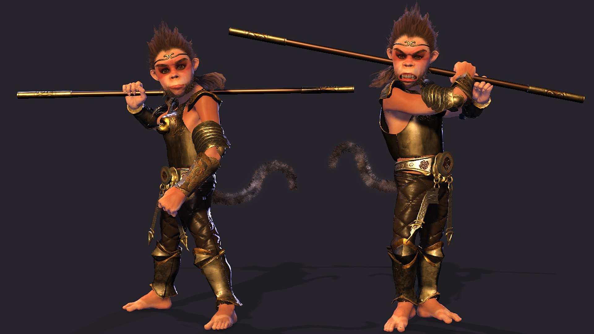 Monkey King 3D Model - TurboSquid 1855221