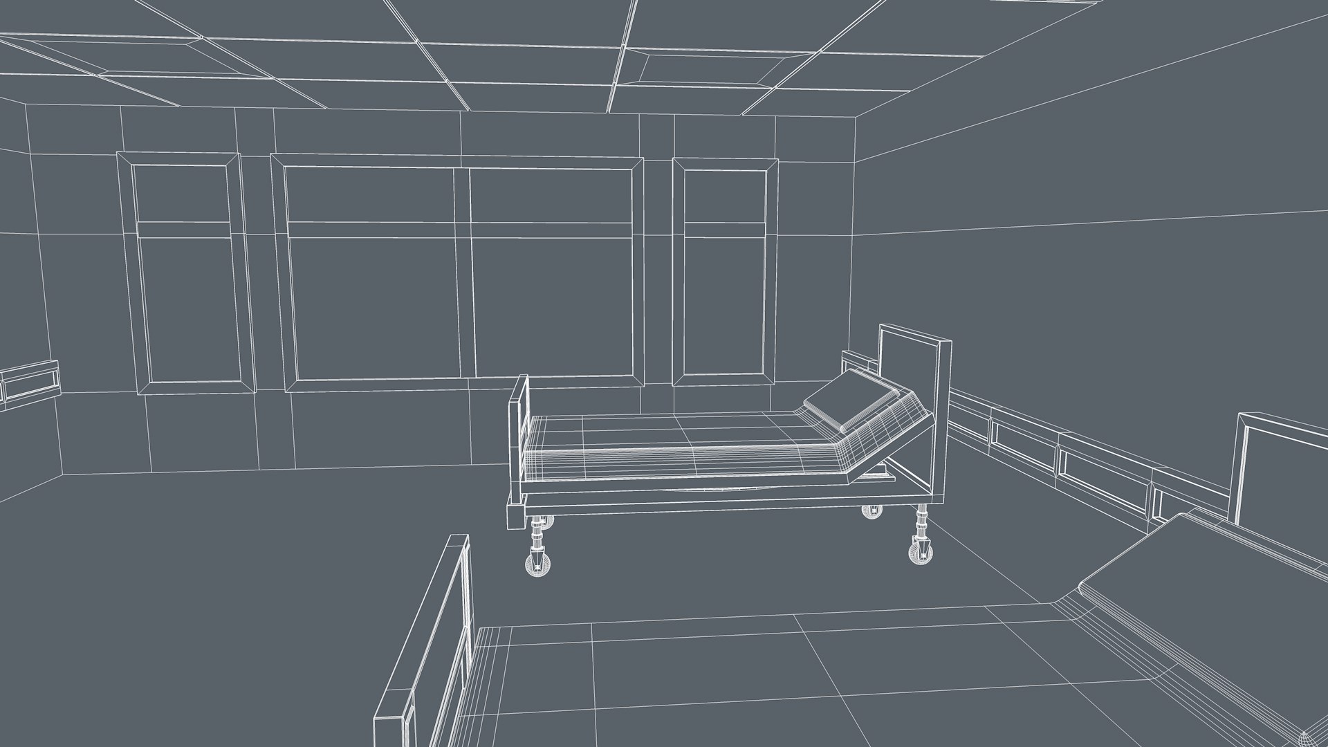 3D Hospital Room - TurboSquid 2361101