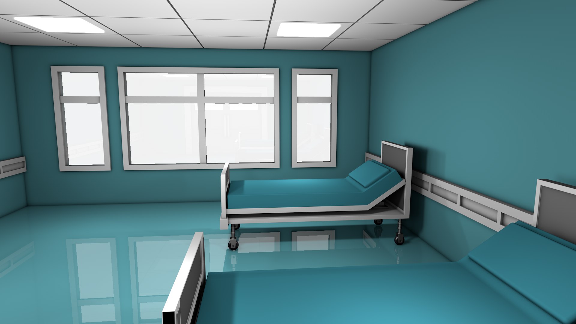 3D Hospital Room - TurboSquid 2361101