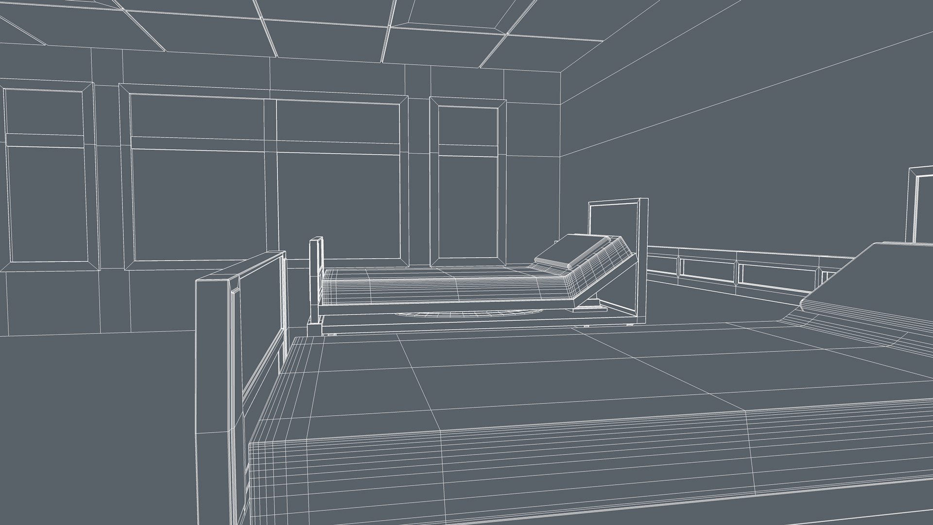 3D Hospital Room - TurboSquid 2361101