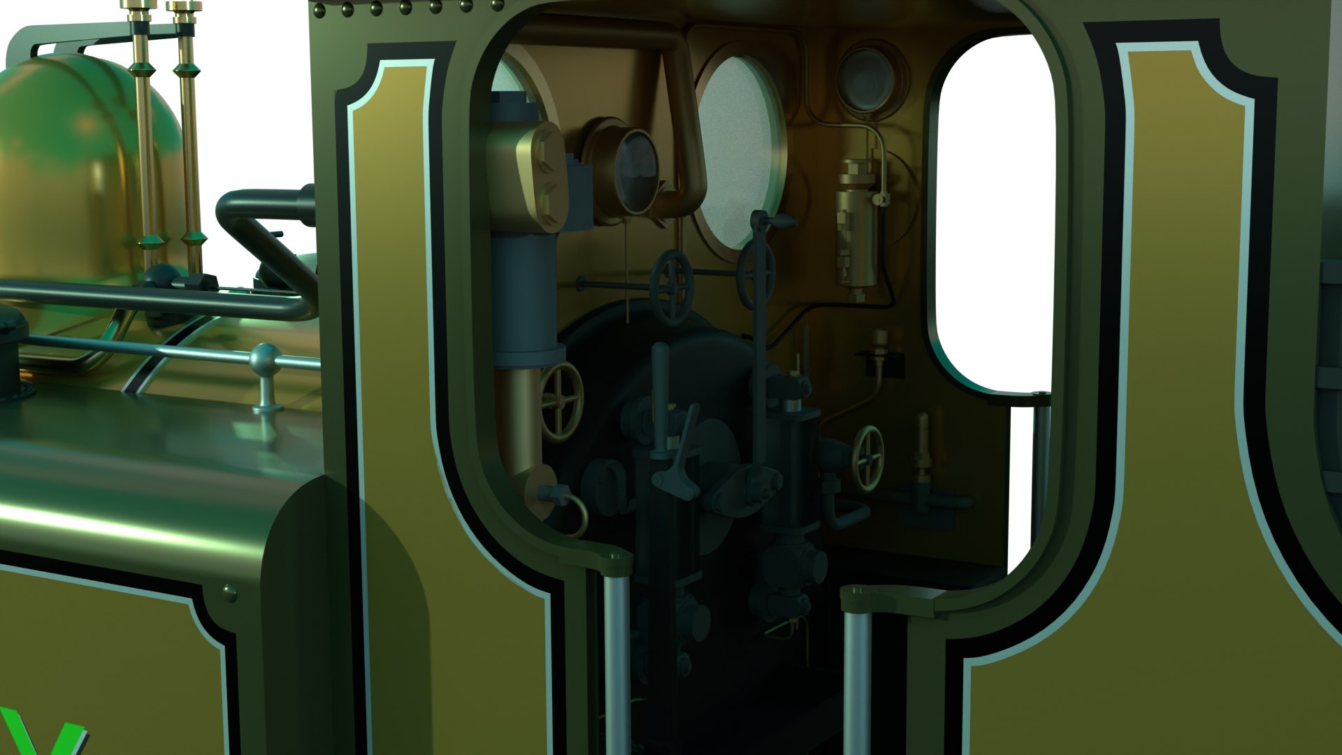 LBSCR A1X Class 55 Stepney 3D Model - TurboSquid 1892616