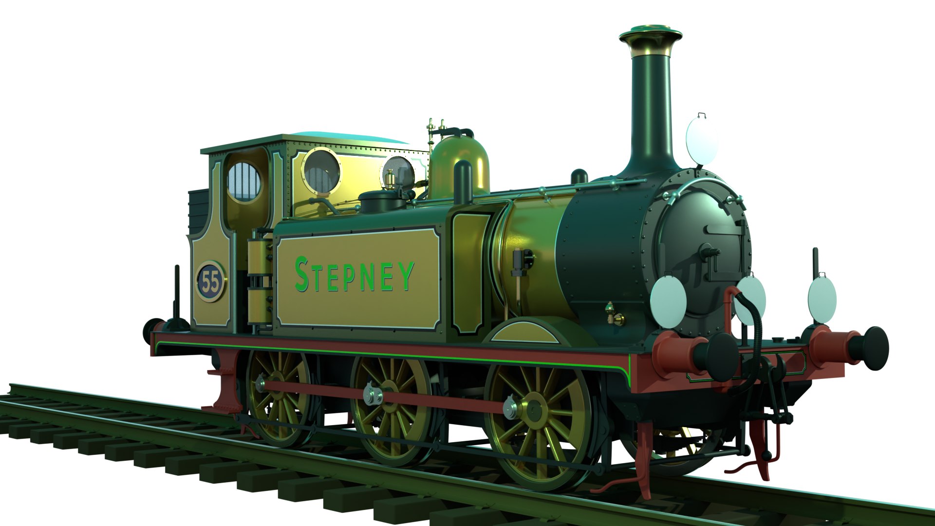 LBSCR A1X Class 55 Stepney 3D Model - TurboSquid 1892616