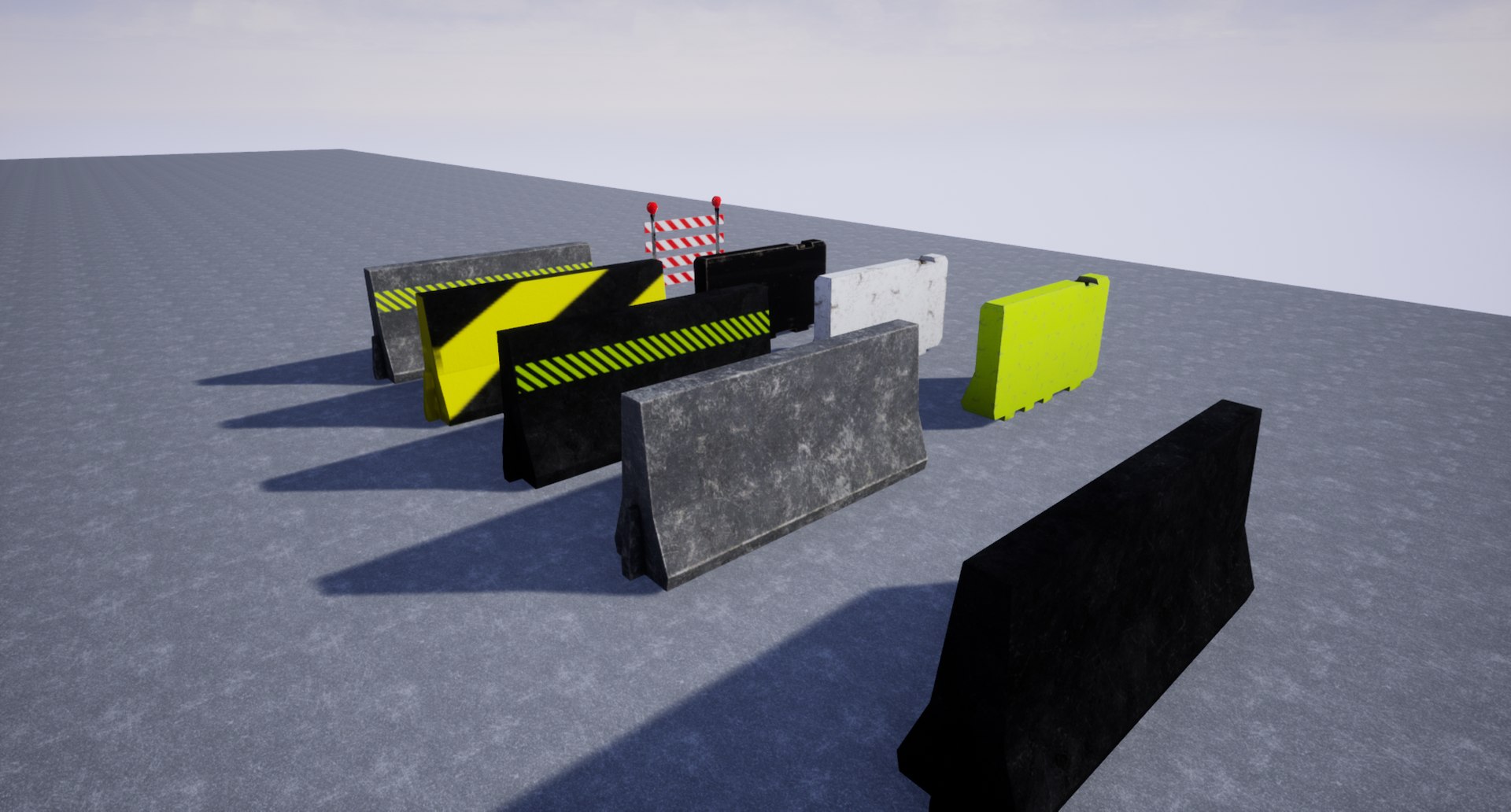Ready Road Blockers Pack 3D - TurboSquid 1411093