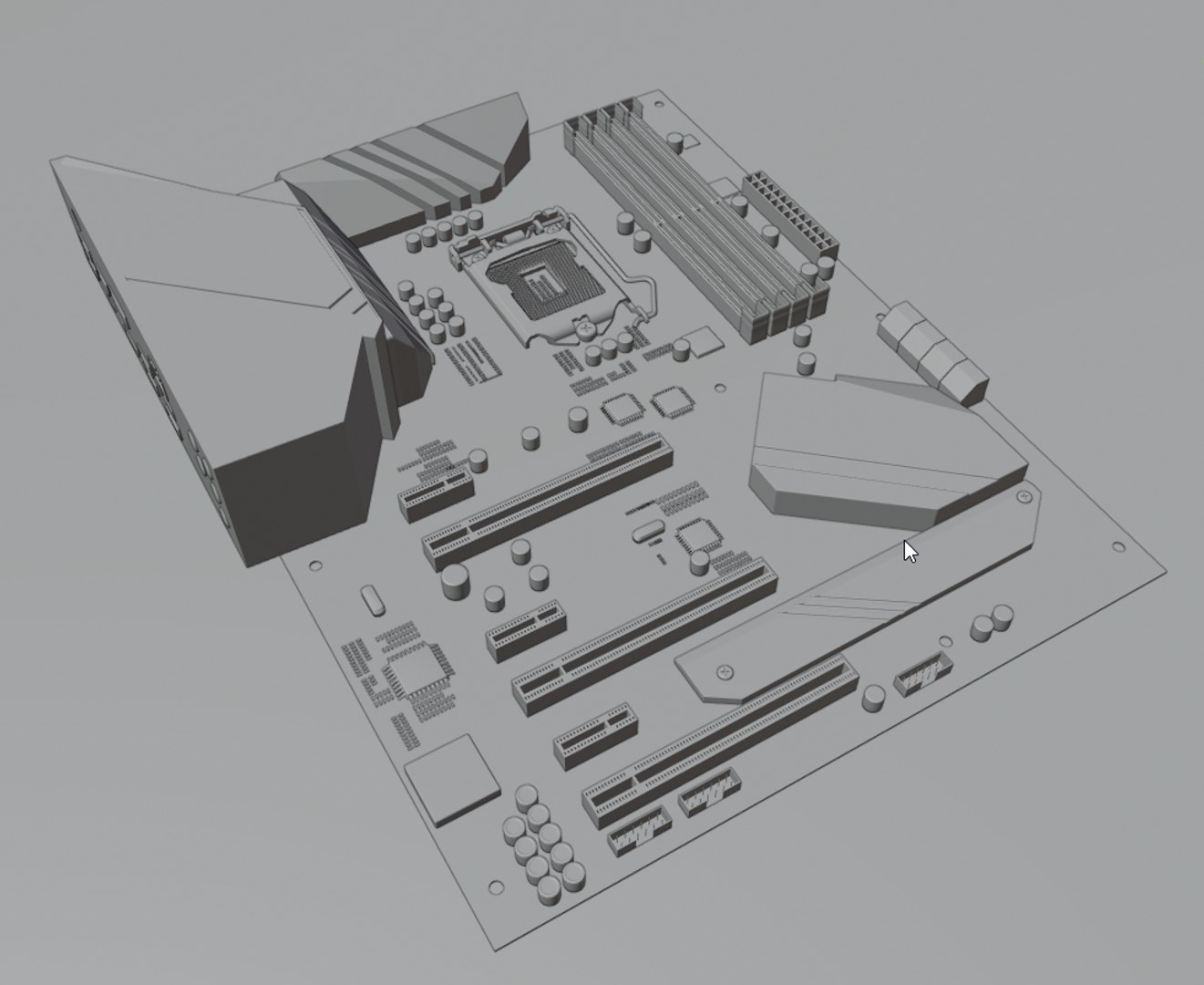 Mainboard Asus Strix 3D Model - TurboSquid 1543639