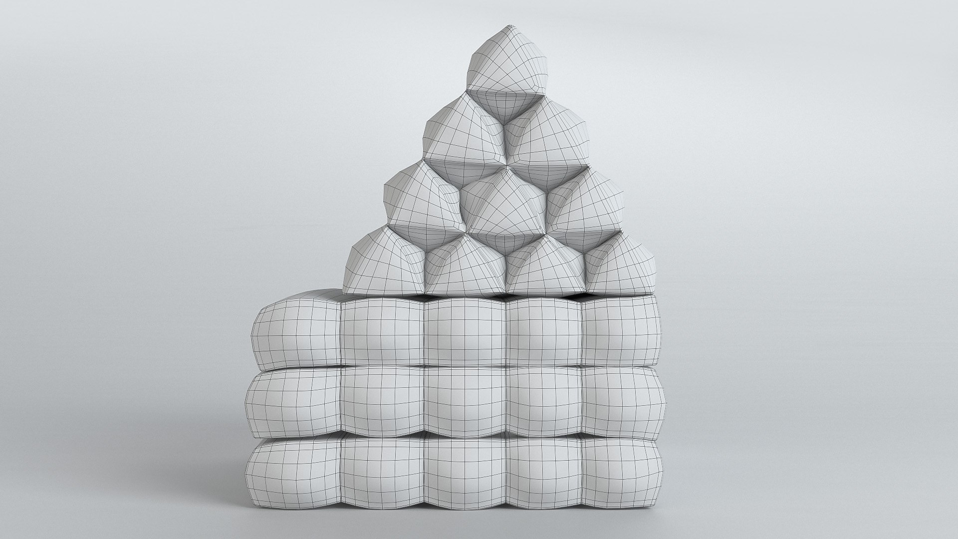 Thai mattress set blue 3D model - TurboSquid 1415474