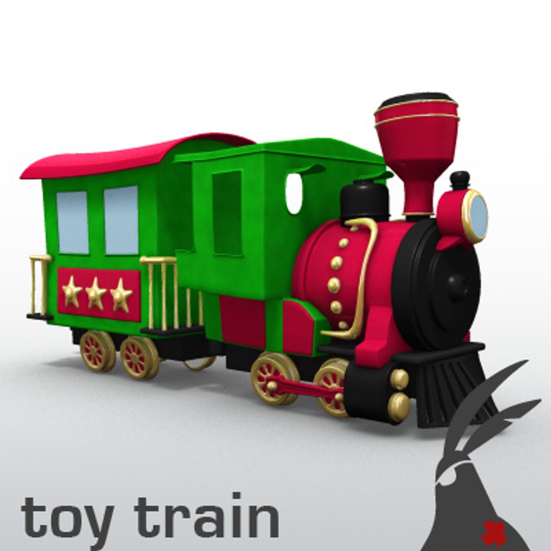 toy train 3d model