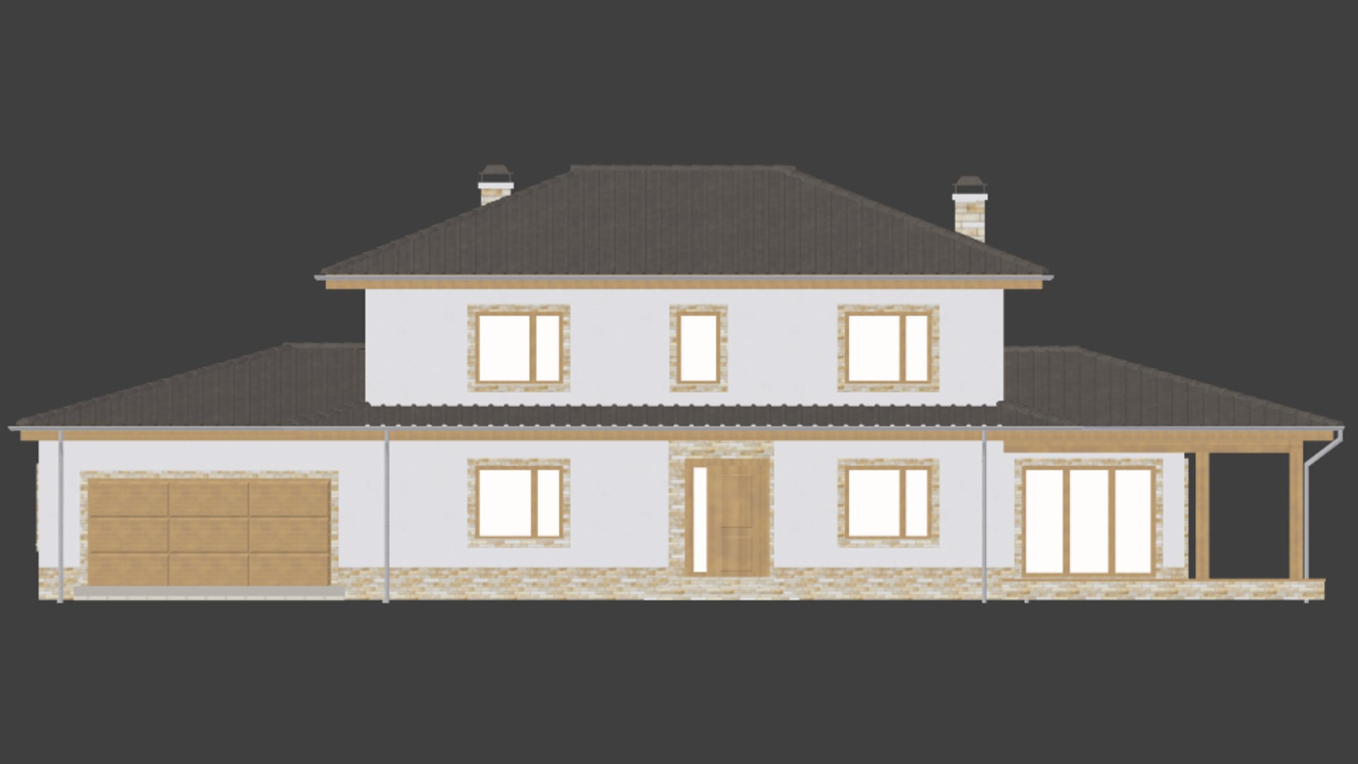 Z74 House 3d Model