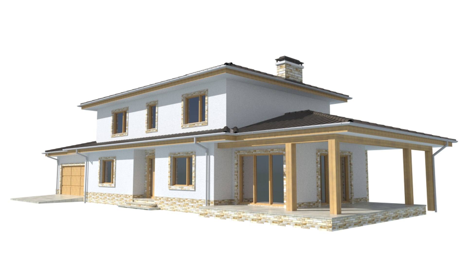 Z74 House 3d Model