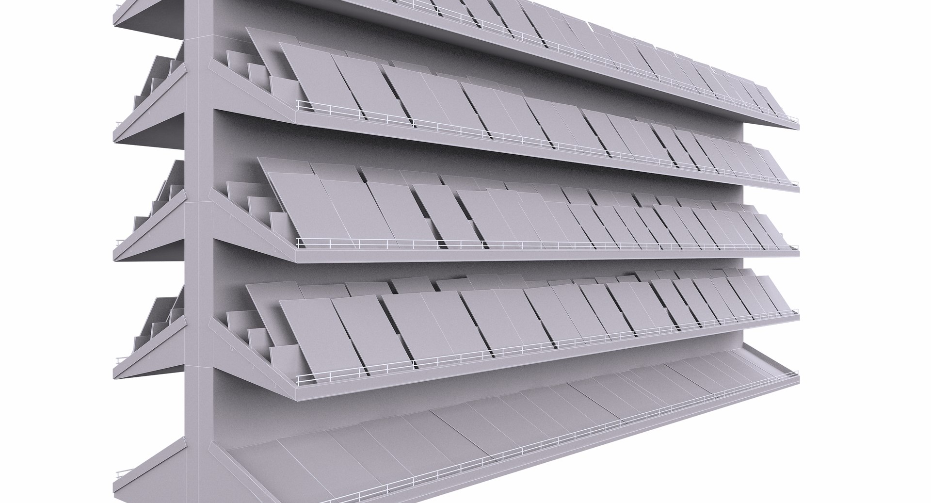 3D Newspaper Display Stand Model - TurboSquid 1343544