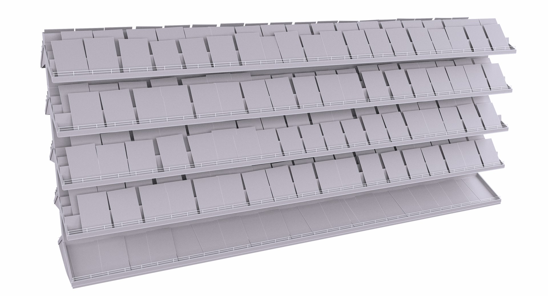 3D Newspaper Display Stand Model - TurboSquid 1343544