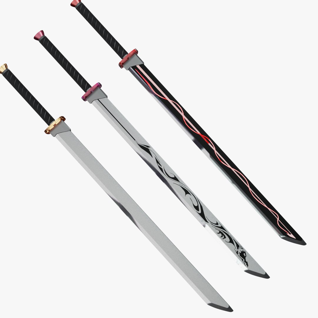 QING Sword Complete 3D Model - TurboSquid 1802907