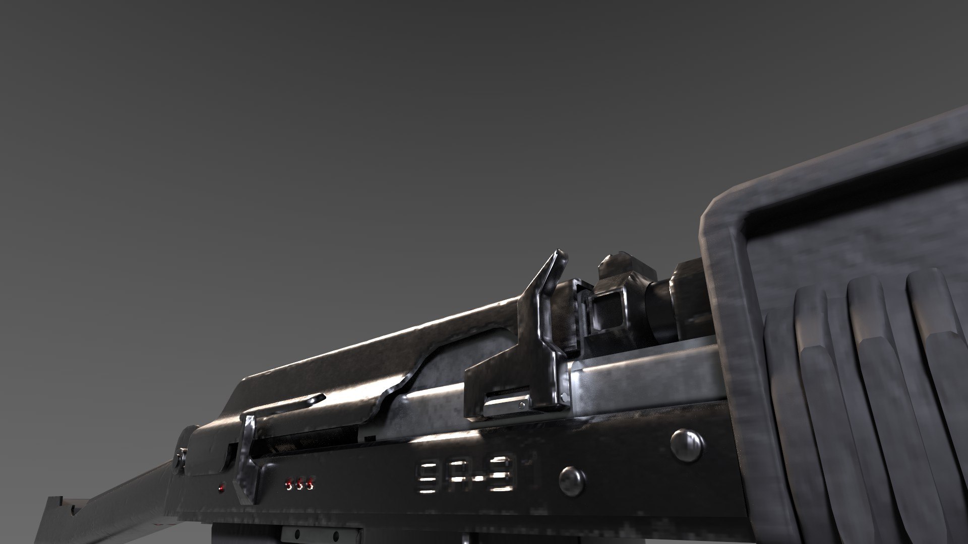 Low-poly Model Of Rifle 9A-91 With Silencer 3D Model - TurboSquid 1769865