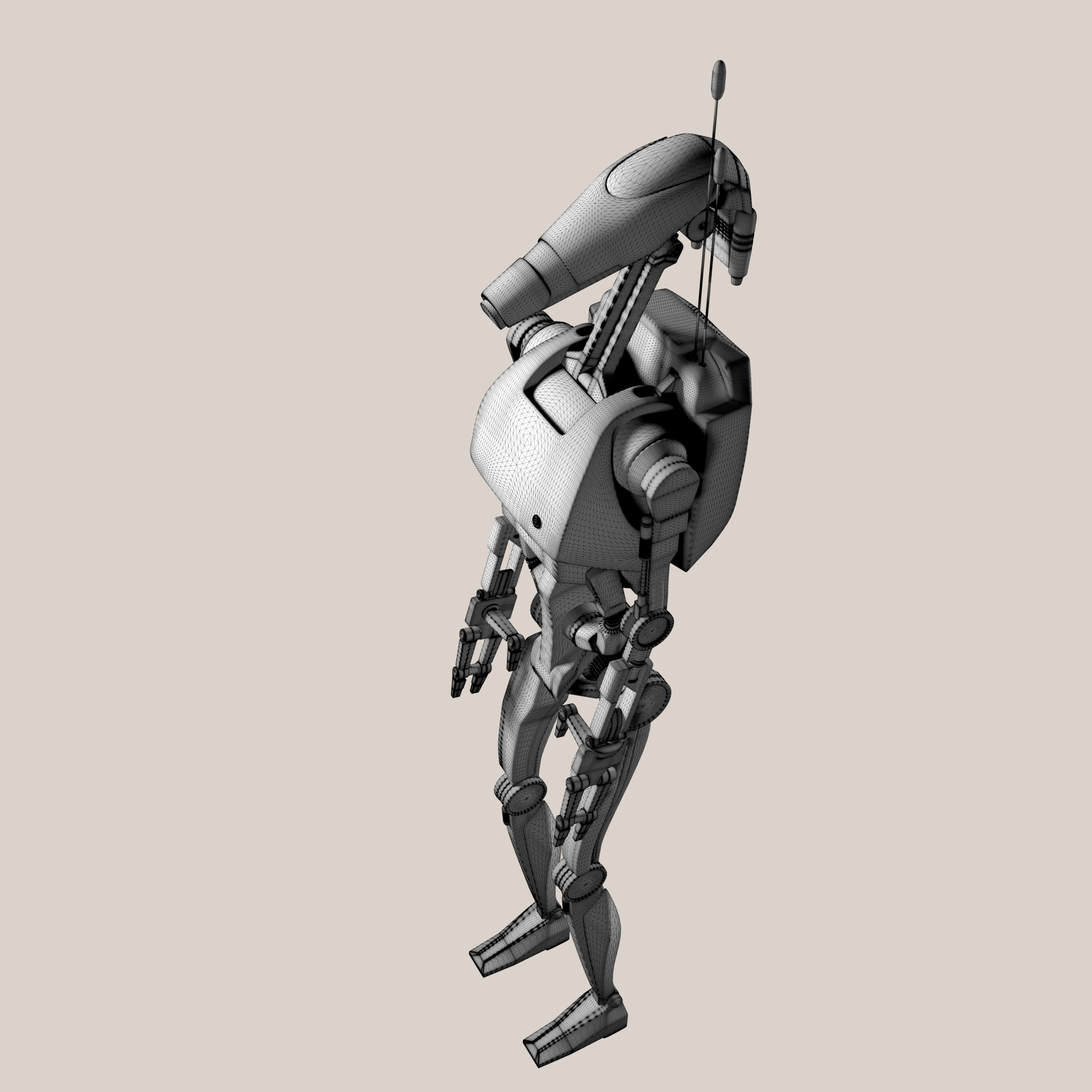 modelo 3d Star Wars Battle Droid - TurboSquid 1432146