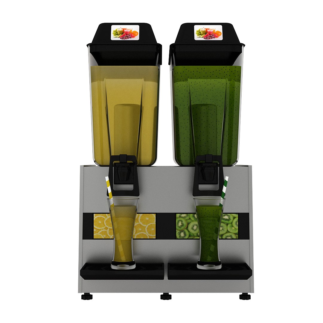Realistic juice dispenser model - TurboSquid 1578213