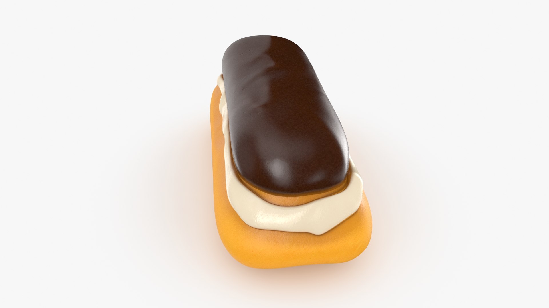 3D Cartoon Eclair - TurboSquid 2175398