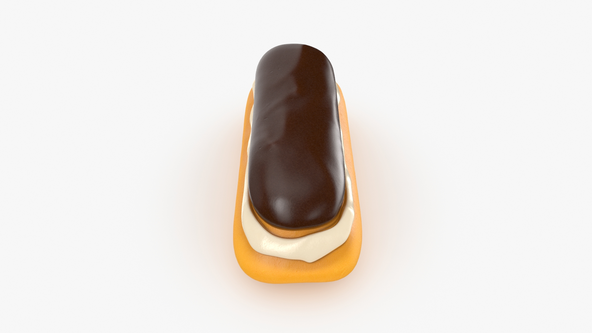 3D Cartoon Eclair - TurboSquid 2175398