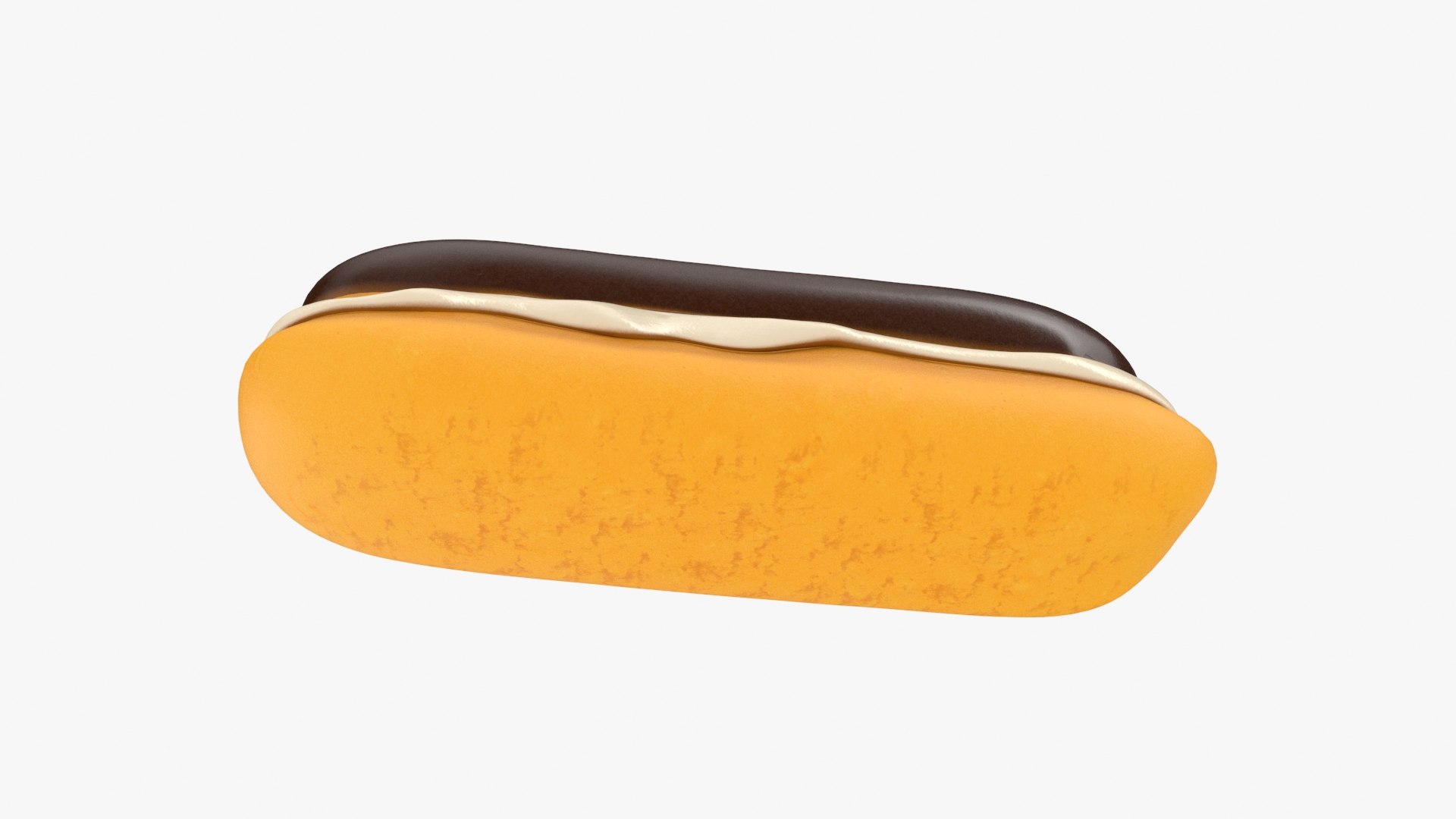 3D Cartoon Eclair - TurboSquid 2175398