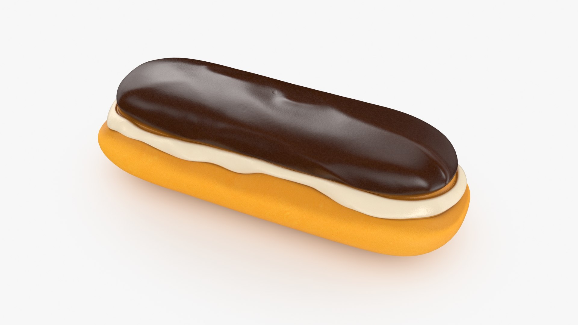 3D Cartoon Eclair - TurboSquid 2175398