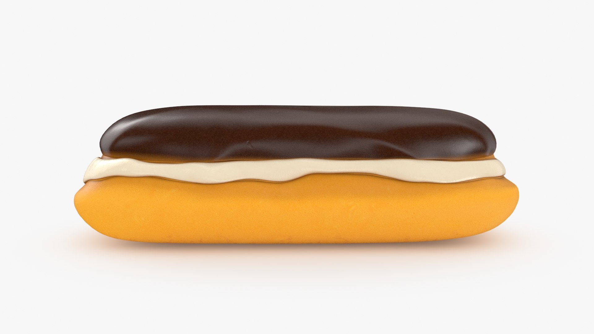 3D Cartoon Eclair - TurboSquid 2175398