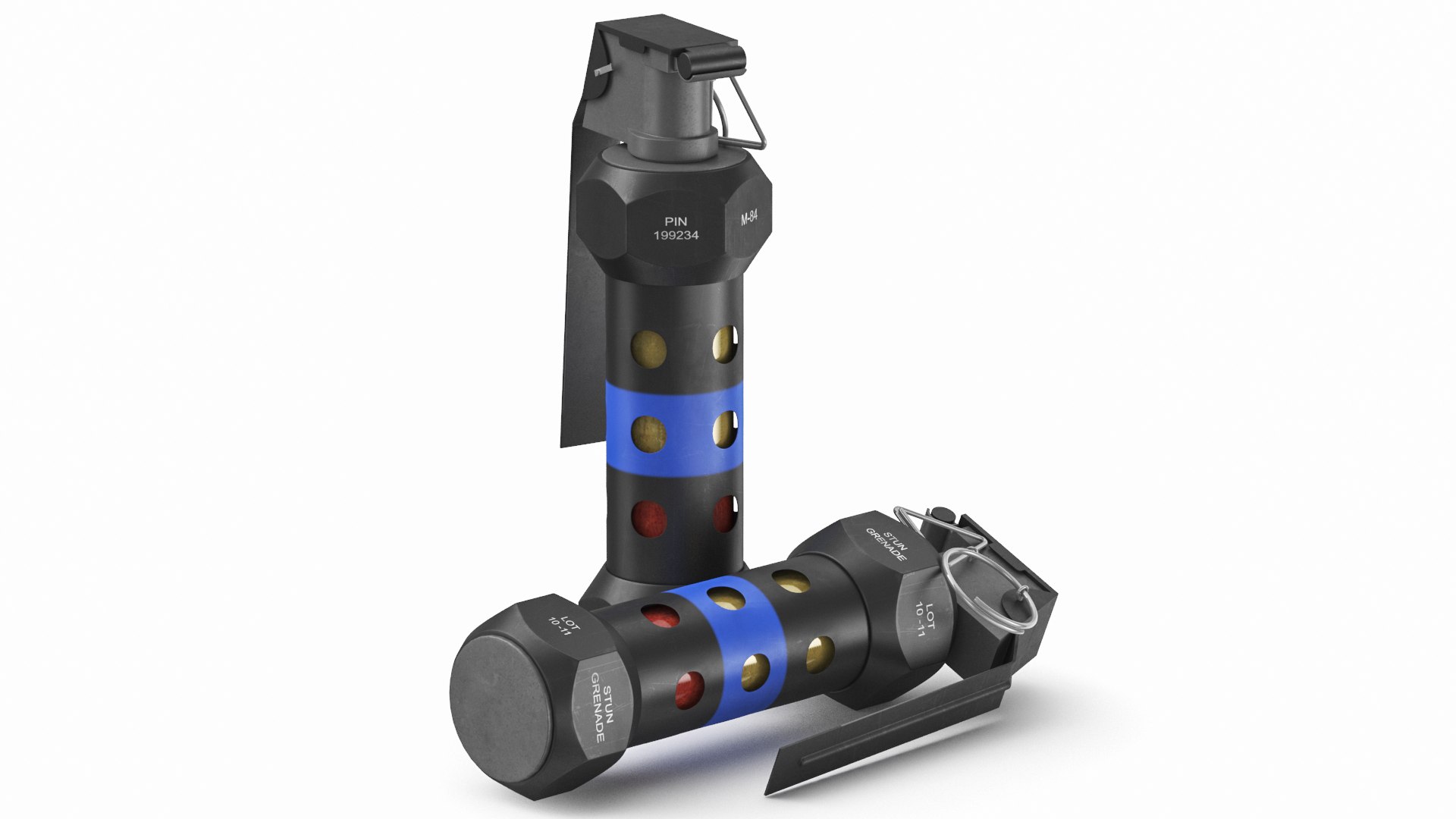 3D Model M84 Stun Grenade 03 - TurboSquid 2100117