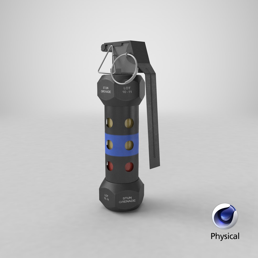 3D Model M84 Stun Grenade 03 - TurboSquid 2100117