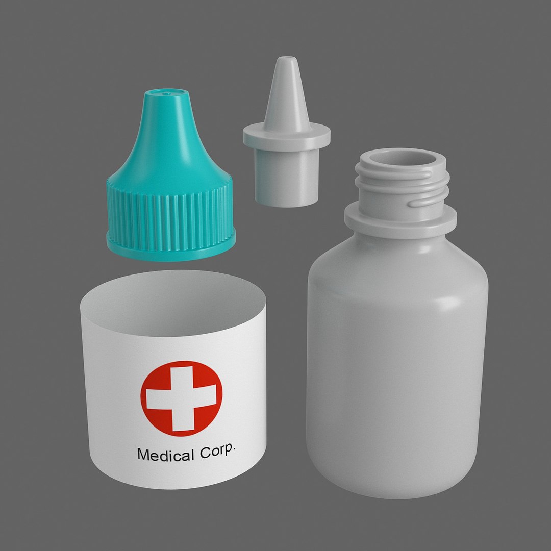 3d Medical Bottle
