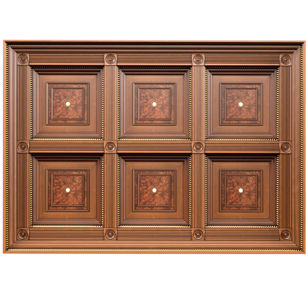 3D model Classic ceiling with lights 3D model - TurboSquid 1972790