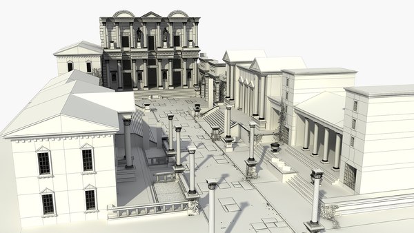 modelo 3d Library Of Celsus Ephesus - TurboSquid 2003097