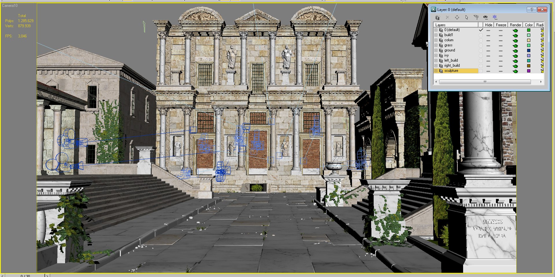 3D Library Of Celsus Ephesus Model - TurboSquid 2003097