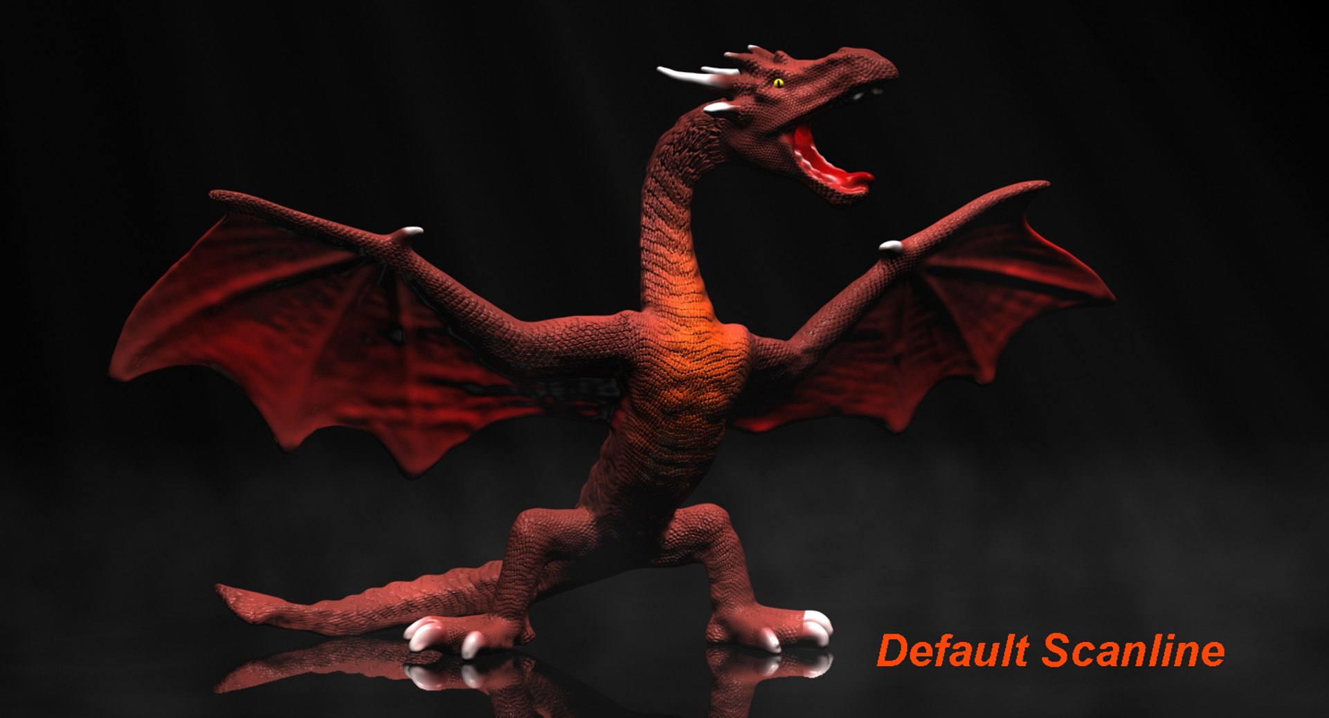 3D Red Dragon Rigged - TurboSquid 1169060