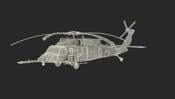 modelo 3d Sikorsky HH60 Pave Hawk Desert - TurboSquid 1602286