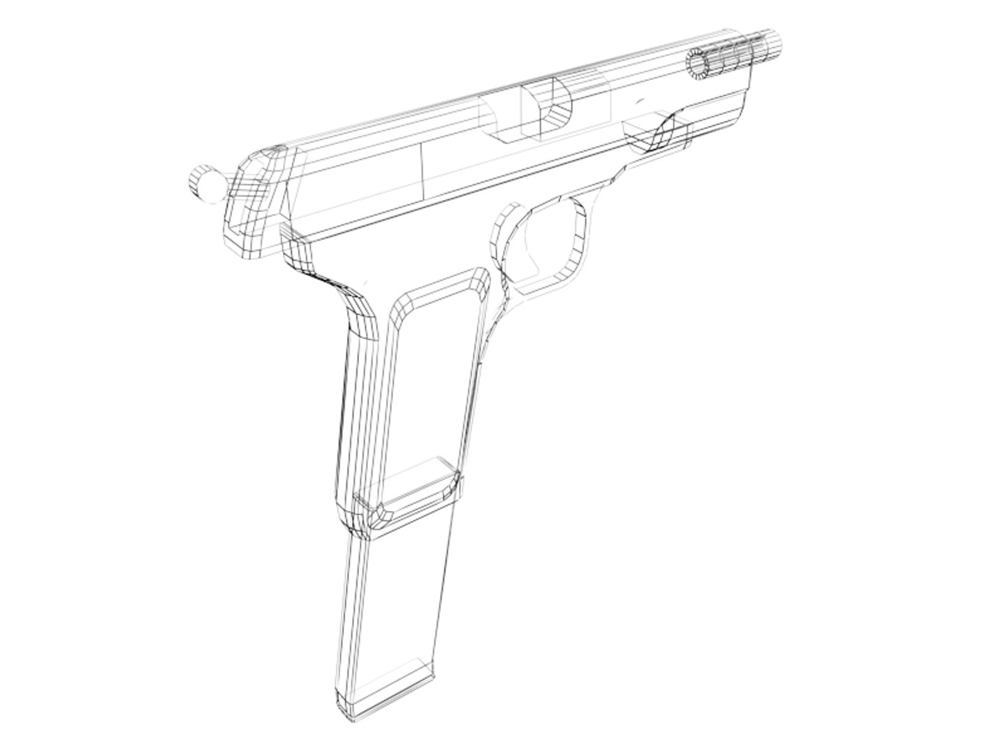 free tokarev tt33 3d model