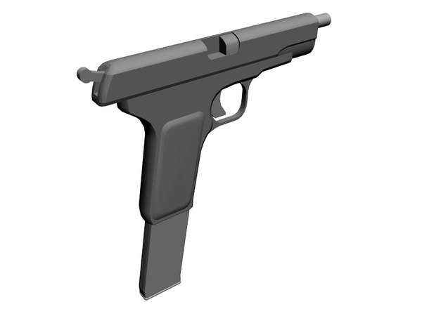 free tokarev tt33 3d model